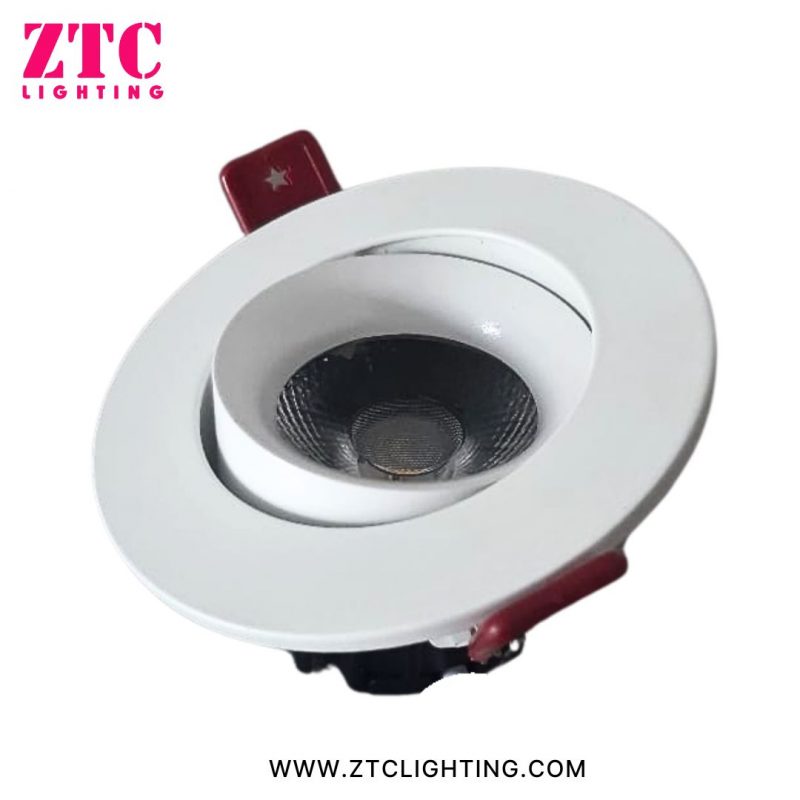 30W COB Ceiling Light 009 – Adjustable Recessed Downlight - ZTC Lighting