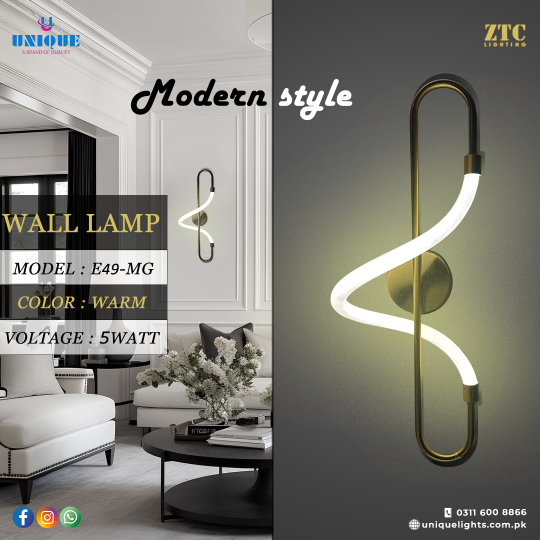 Nordic Creative Hose Led Wall Lamp (Model : E49-MG) - ZTC Lighting